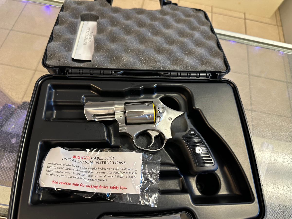 Ruger SP101 5rd 2.25" Satin Stainless Steel Barrel Rubber Grip ...