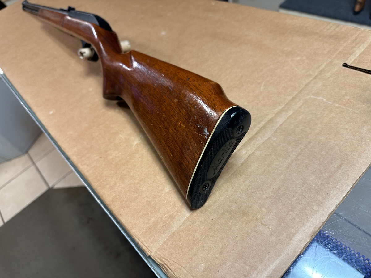 Marlin MODEL 99C 22 INCH MICRO GROOVE BARREL SEMI-AUTO RIFLE NICE WOOD ...