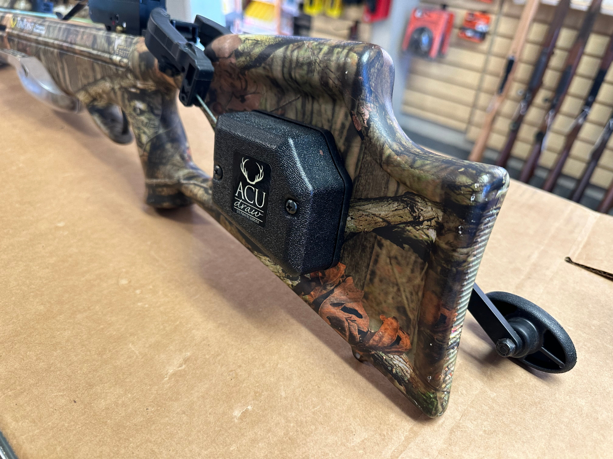 EXCELLENT TENPOINT TURBO XLT ACCUDRAW ENHANCED CAMO FINISH, 3X PRO-VIEW ...