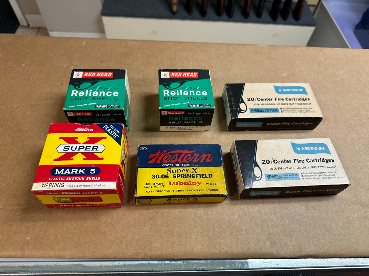 Approximately 112 Assorted Vintage Rounds Of Ammunition Excellent For ...