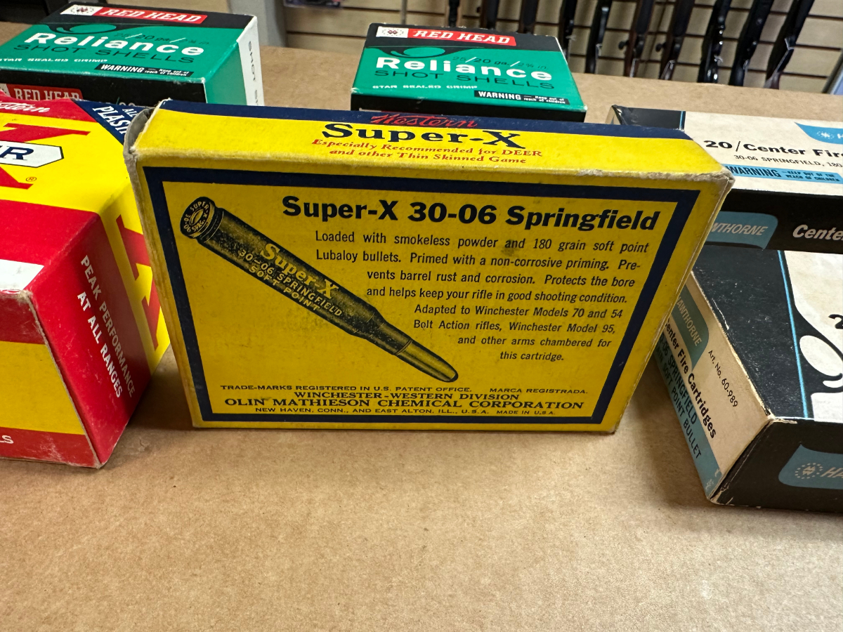 Approximately 112 Assorted Vintage Rounds Of Ammunition Excellent For ...