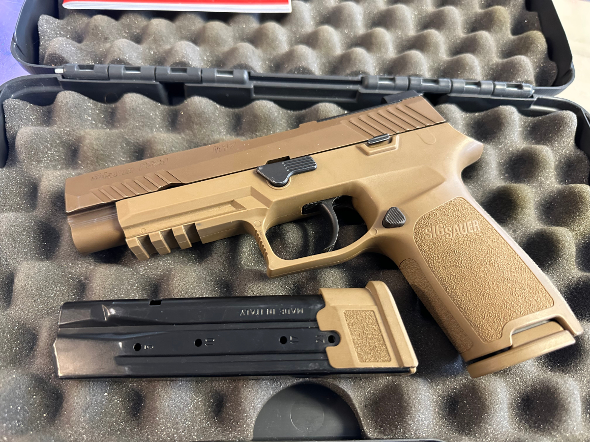 SIG Sauer P320 M17 Full Size Frame 17+1 /21+1, 4.70" Black Carbon Steel ...