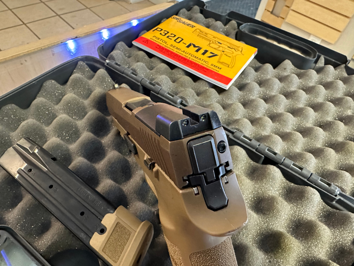 SIG Sauer P320 M17 Full Size Frame 17+1 /21+1, 4.70" Black Carbon Steel ...