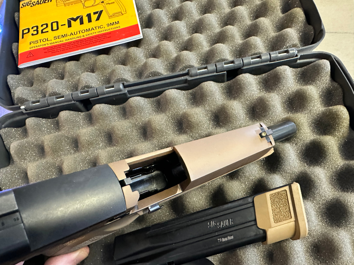 SIG Sauer P320 M17 Full Size Frame 17+1 /21+1, 4.70" Black Carbon Steel ...