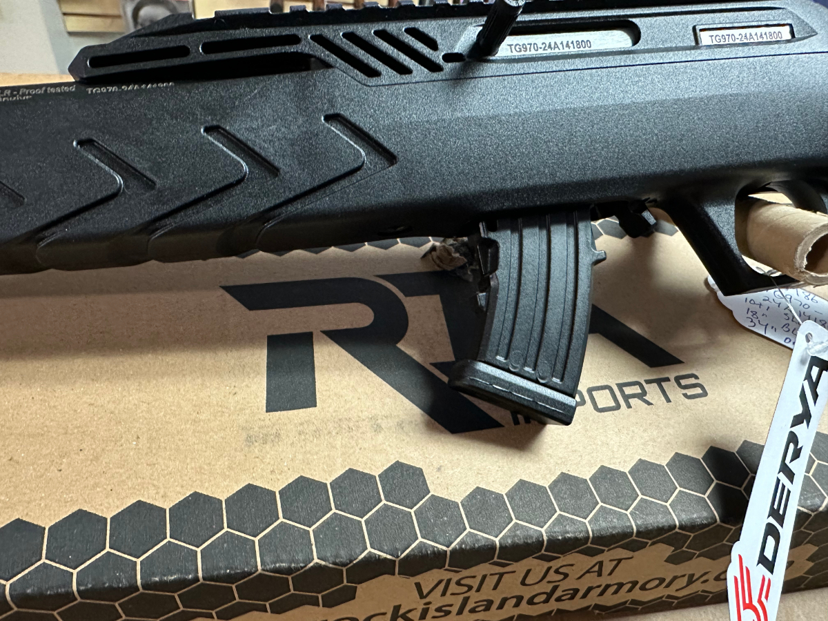 Rock Island Armory TM22 Standard Full Size 10+1 18" Black Anodized ...