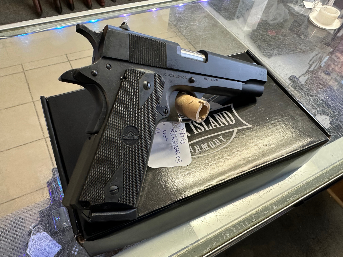 Rock Island Armory Gi Entry 45 Acp 8+1 5" Black Steel Barrel Black ...