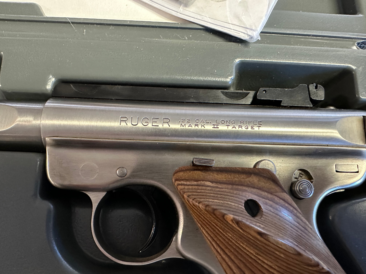 Ruger Mark Mk Ii Competition Target 00186 Semi-Auto 7 Inch Slab Side ...