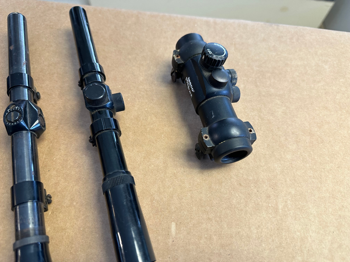 Nice Lot Of 6 Assorted Rifle Scopes In Fair To Poor Condition, As Is ...