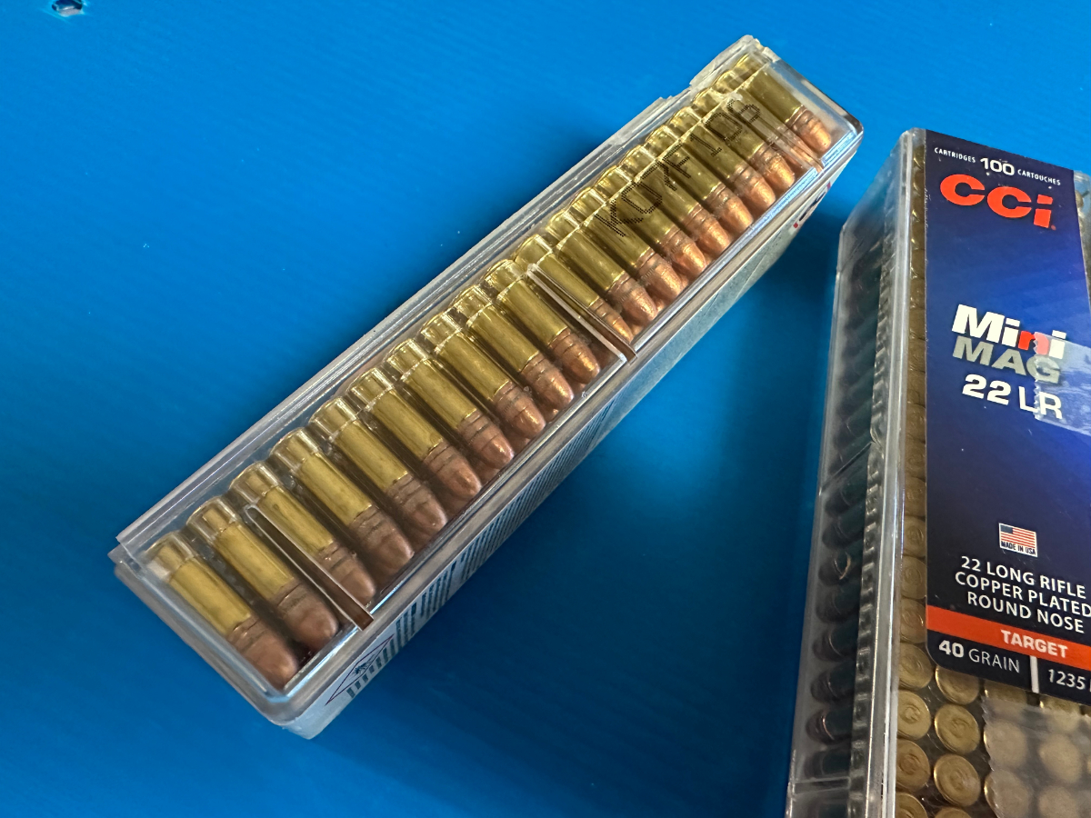 500 Rounds Cci 0030 Mini-Mag High Velocity 22lr 40gr Copper Plated ...
