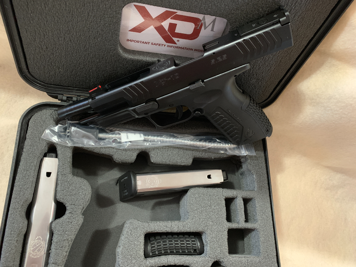 Springfield Armory - XD-M black 5.25” barrel fiber optic front sight ...