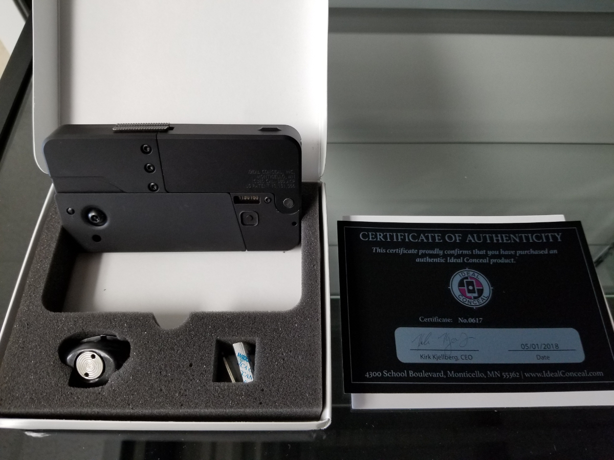 Ideal Conceal Ic380 - .380acp Cell Phone Pistol 9mm Luger For Sale at ...