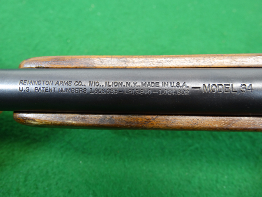 Remington Arms Co, Inc. Model 34 .22short,Long Or Long Rifle .22 Lr For ...