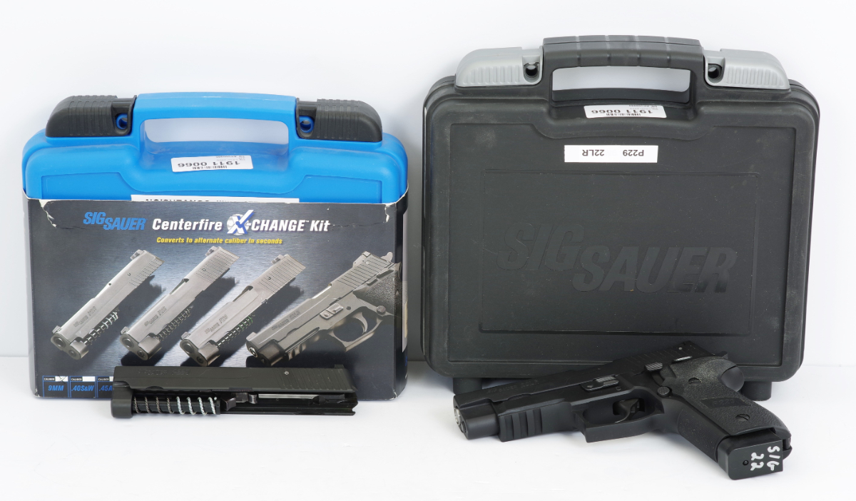 Sig Sauer P229 .22lr, With Sig 9mm Conversion Kit .22 Lr For Sale at ...