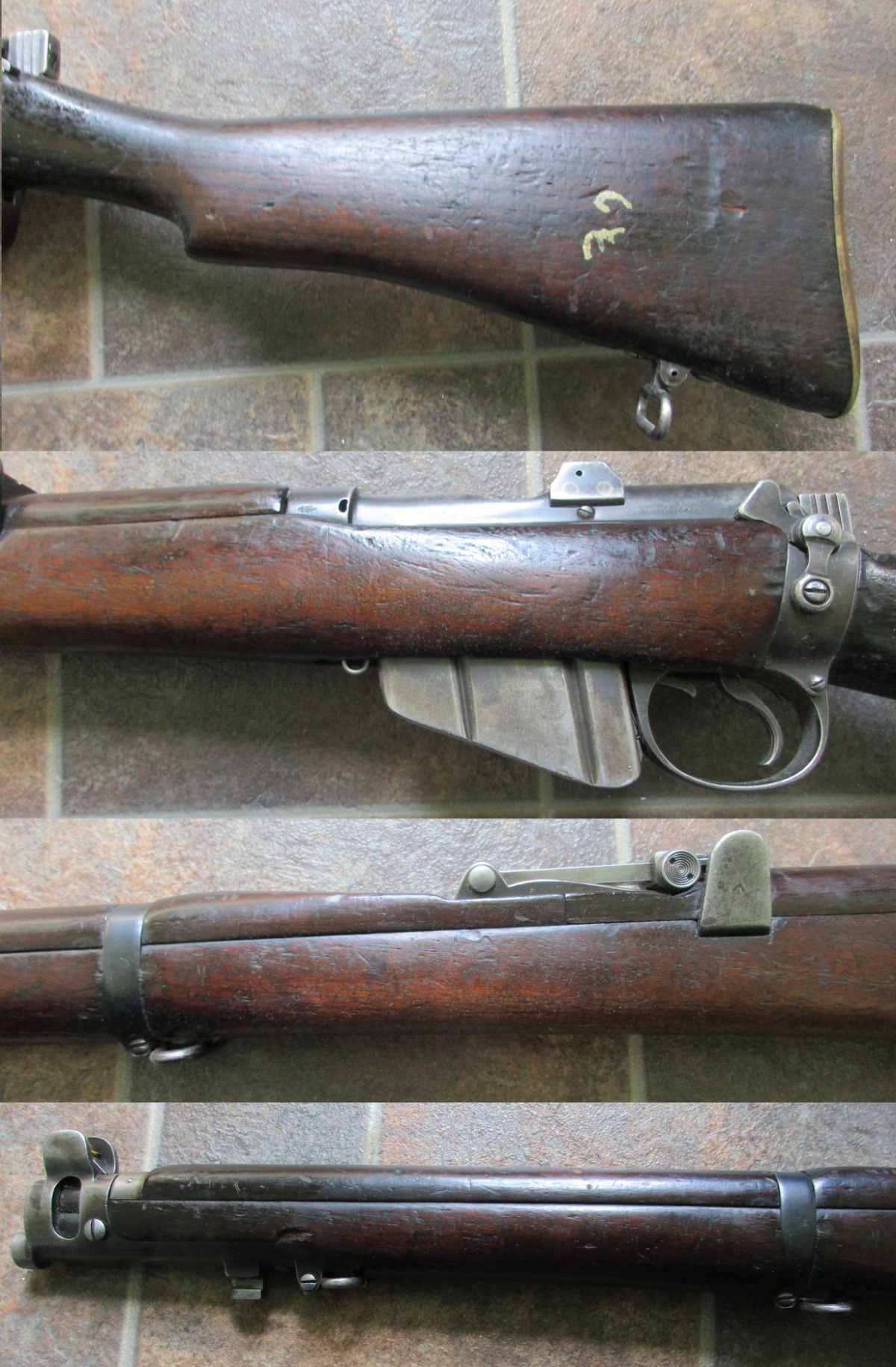 British Short Magazine Lee-Enfield Rifle, Mark Iii With Bayonet, C&R ...