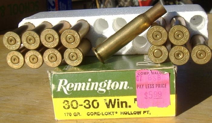 Box Of 13 Empty .30-30 Cases And 1 Loaded Round For Sale at GunAuction ...