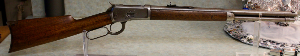 Winchester Lever Action Saddle Gun .44 WFC Rifle