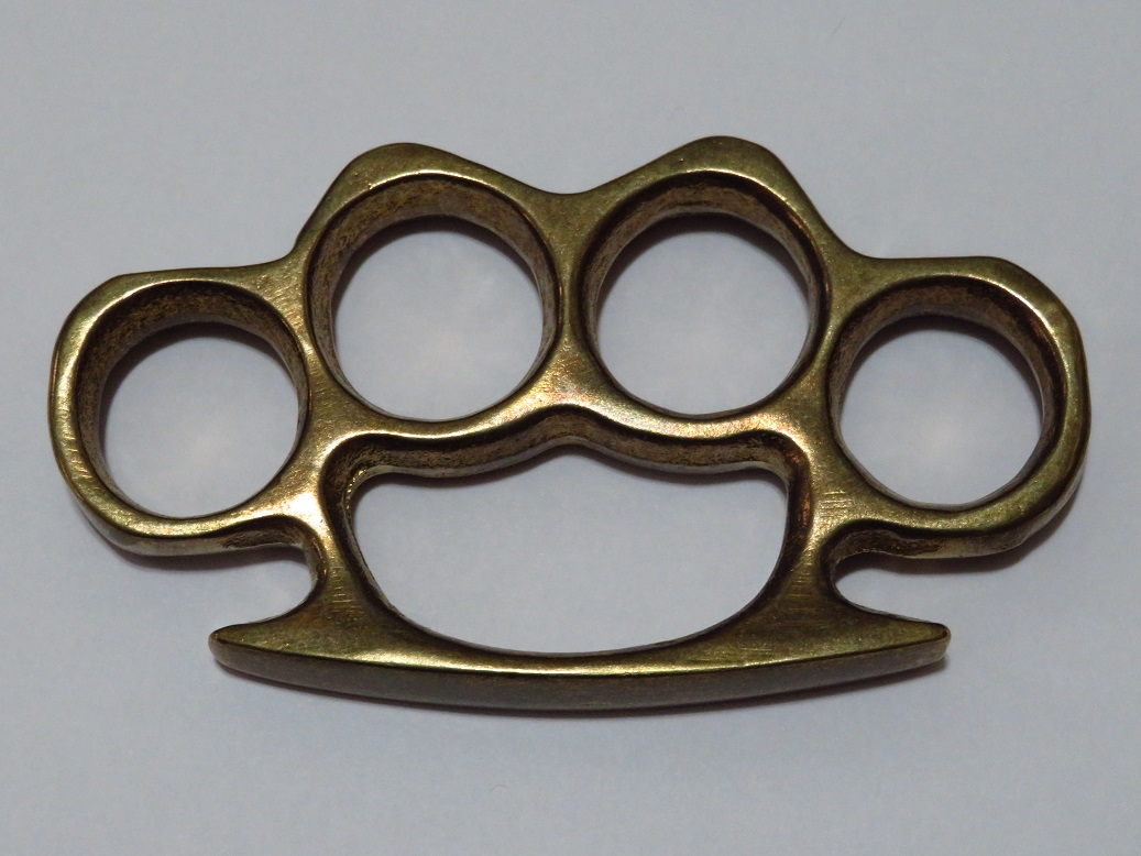 Vintage Real Brass Knuckles Solid Brass Knuckledusters For Sale at ...