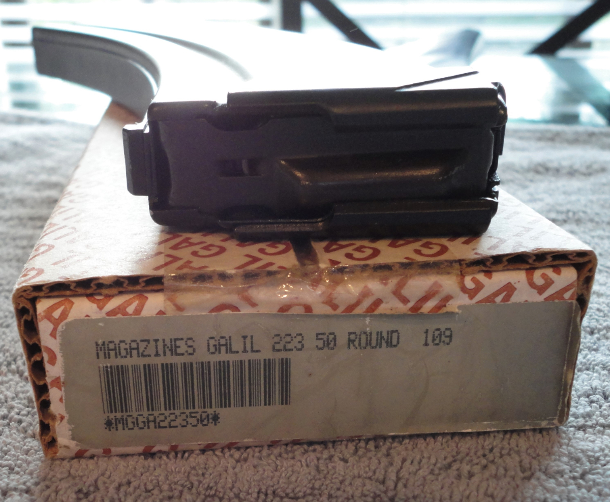 50 Round - Galil Magazine - New In Box - 50 Round Magazine - .223 Rem ...