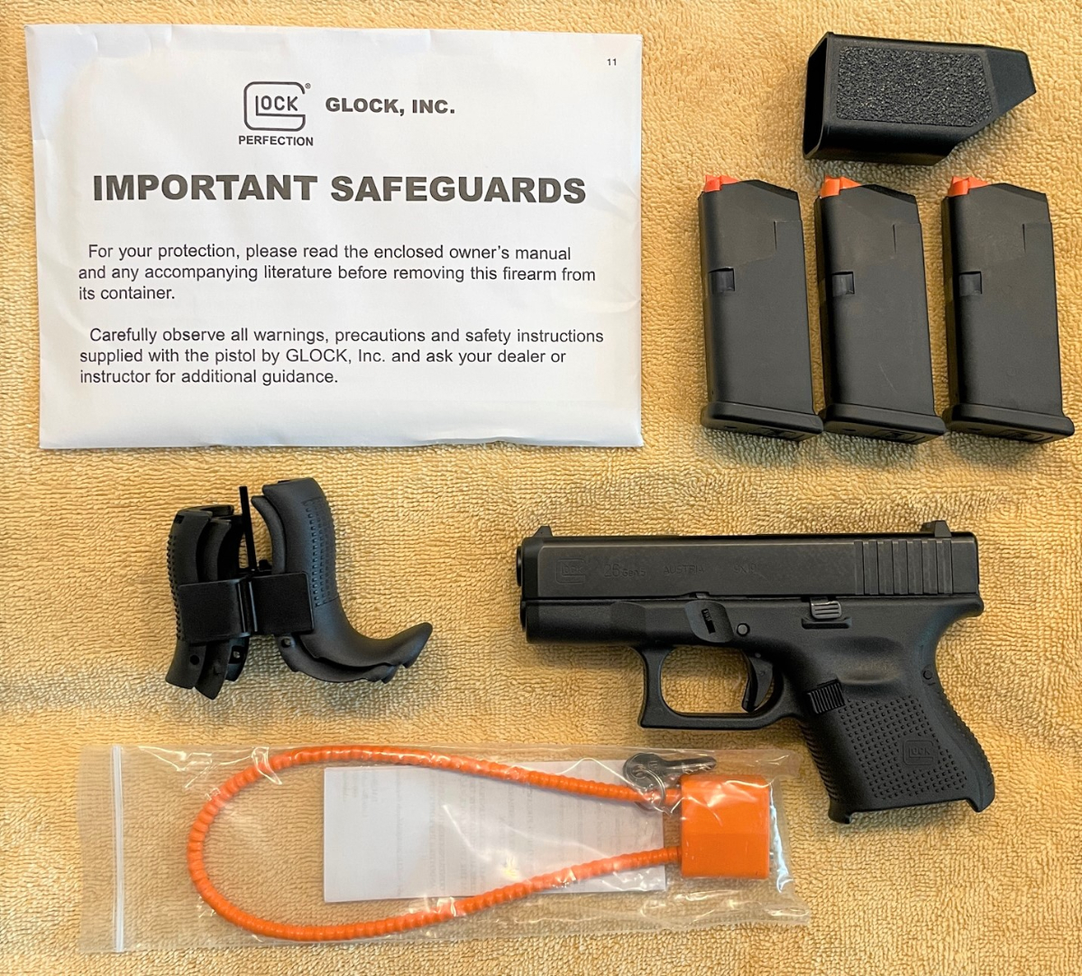 Glock Model 26 - Gen 5 - Pistol With Accessories 9mm Luger For Sale at ...