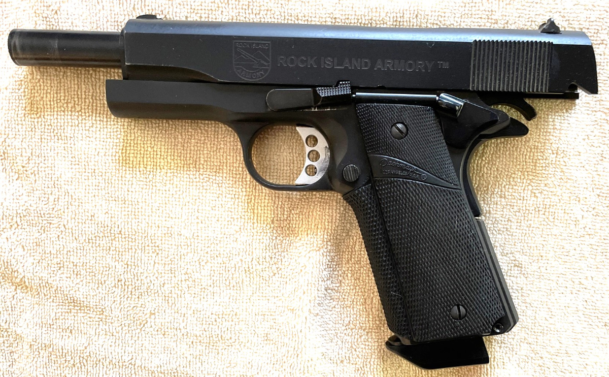 Rock Island Armory M1911-A1fs, .45 Acp Pistol With Adjustable Rear ...