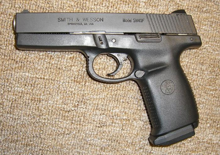 Smith & Wesson Model SW40F Semi Auto Pistol in .40 S&W caliber