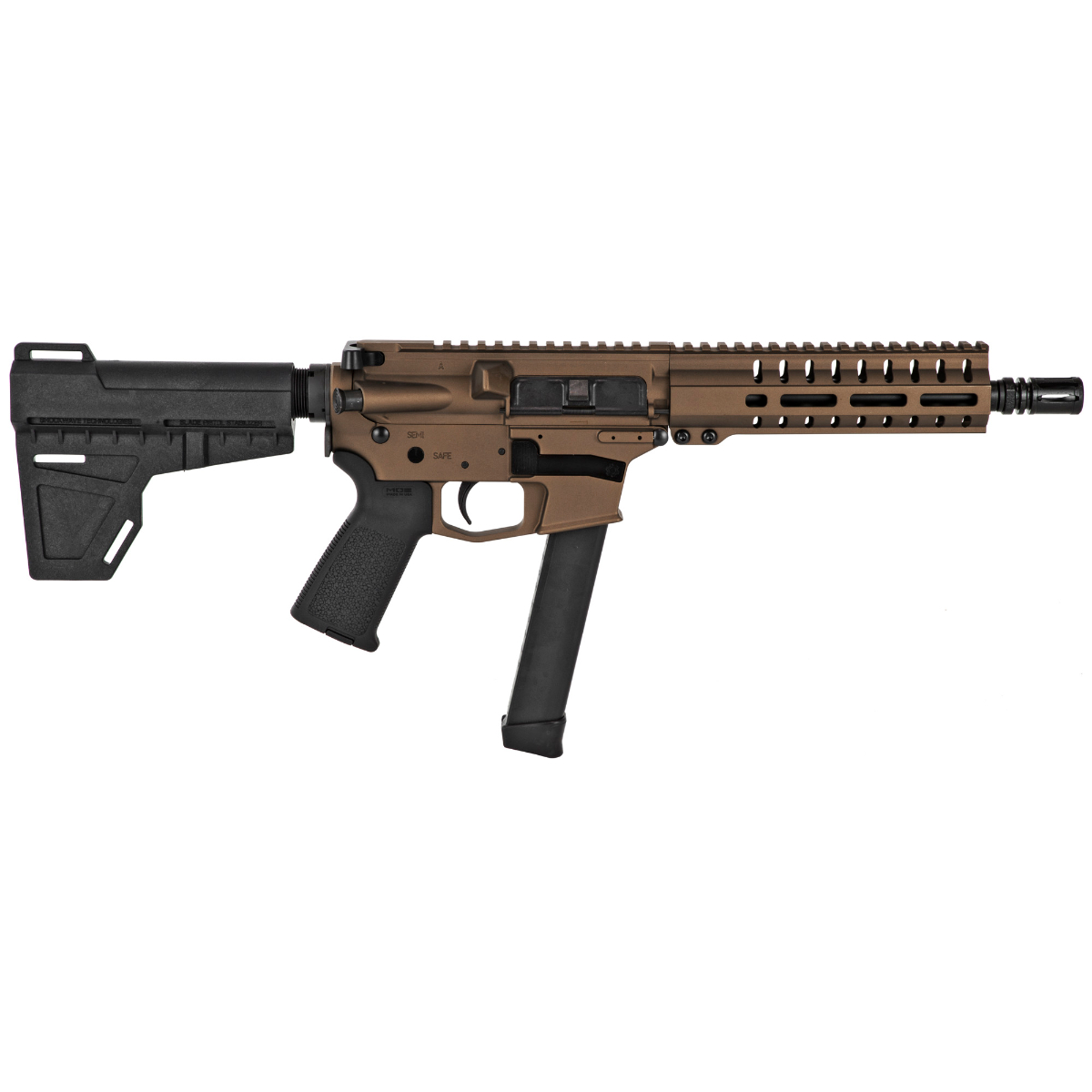 CMMG MkG-9 Guard Pistol 9mm Burnt Bronze Finish 9mm Luger 17015869 ...