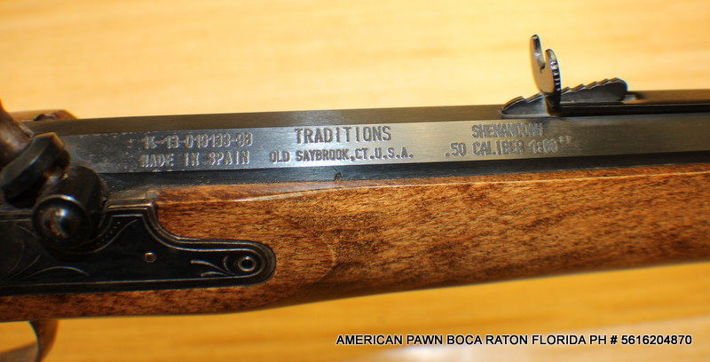 Traditions Shenandoah Muzzleloading Rifle 50 Caliber Percussion ...