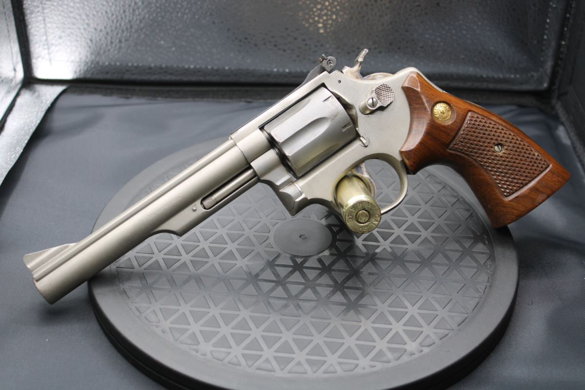 Taurus Six Inch Stailess Revolver. Bead Blast Fine Finish. .357 Mag ...