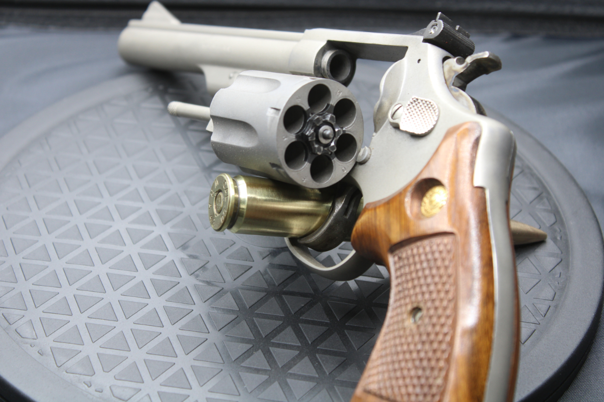 Taurus Six Inch Stailess Revolver. Bead Blast Fine Finish. .357 Mag ...