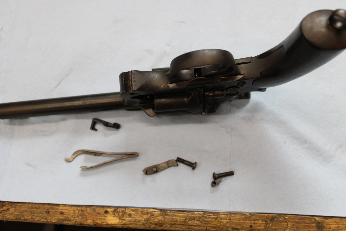 Enfield 1882 Mk1 .455 Revolver Parts Gun. North West Mounted Police ...