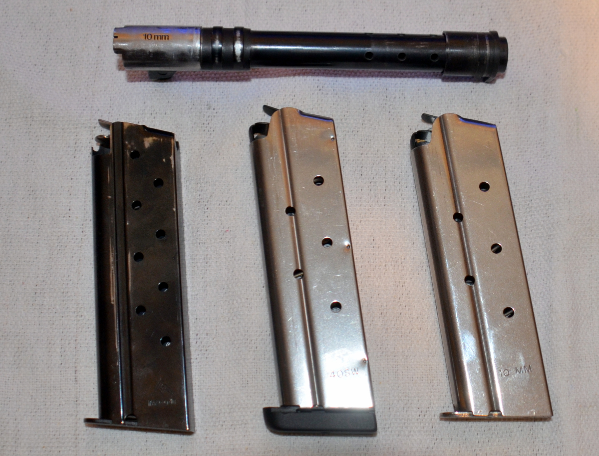 Iver Johnson Xl Ported 10mm 1911 6 Inch Barrel & Non Ported 40 S&W .40 ...