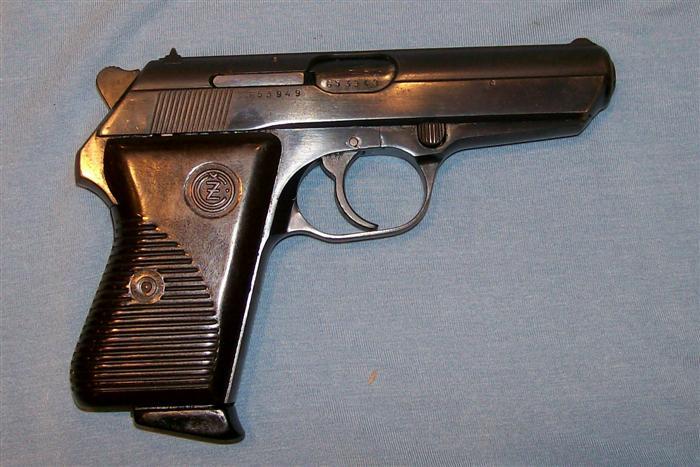 Strakoniceceskazbrjovka Prague Czech Cz-50 Model 1950 Pistol, Cal. 7.65 ...