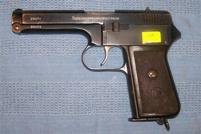 CZ Czech CZ-38, RARE Serial#, 9mm Short .380ACP (#68)