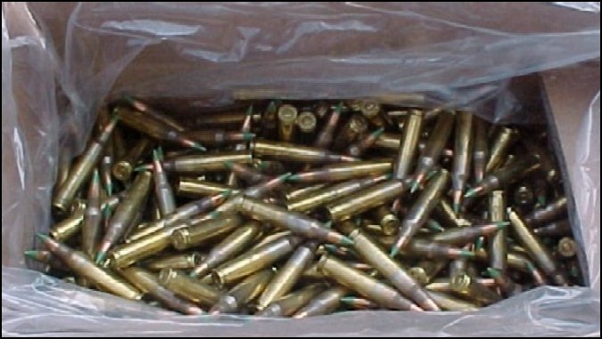 MIL. SPEC. 5.56/223 SS109 62gr, Steel-Core M855 AP