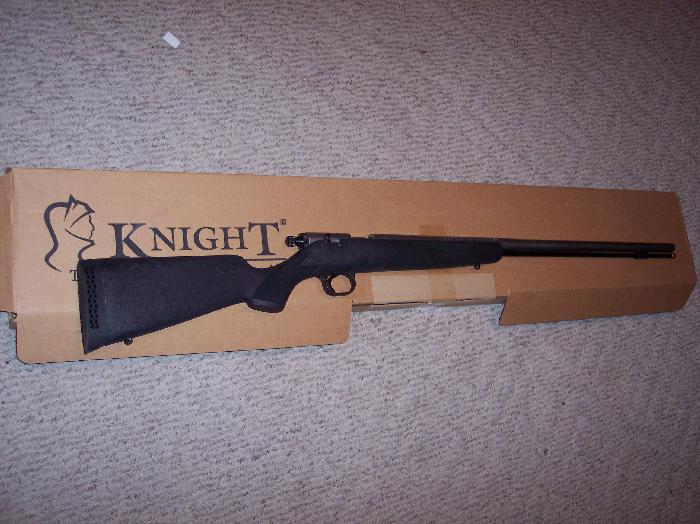 Knight 209 Magnum 45 Cal Stainless ,Black Stock For Sale at GunAuction ...