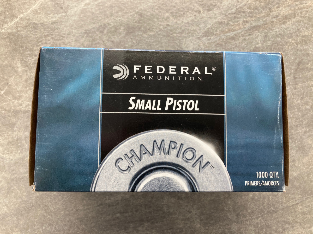 Federal #100 Small Pistol Primers For Sale. For Sale at GunAuction.com ...