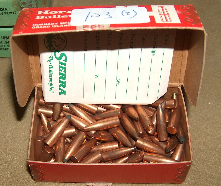 Sierra, Nosler, & Hornady 6mm Bullets 588 Total .58 Caliber Ball For ...