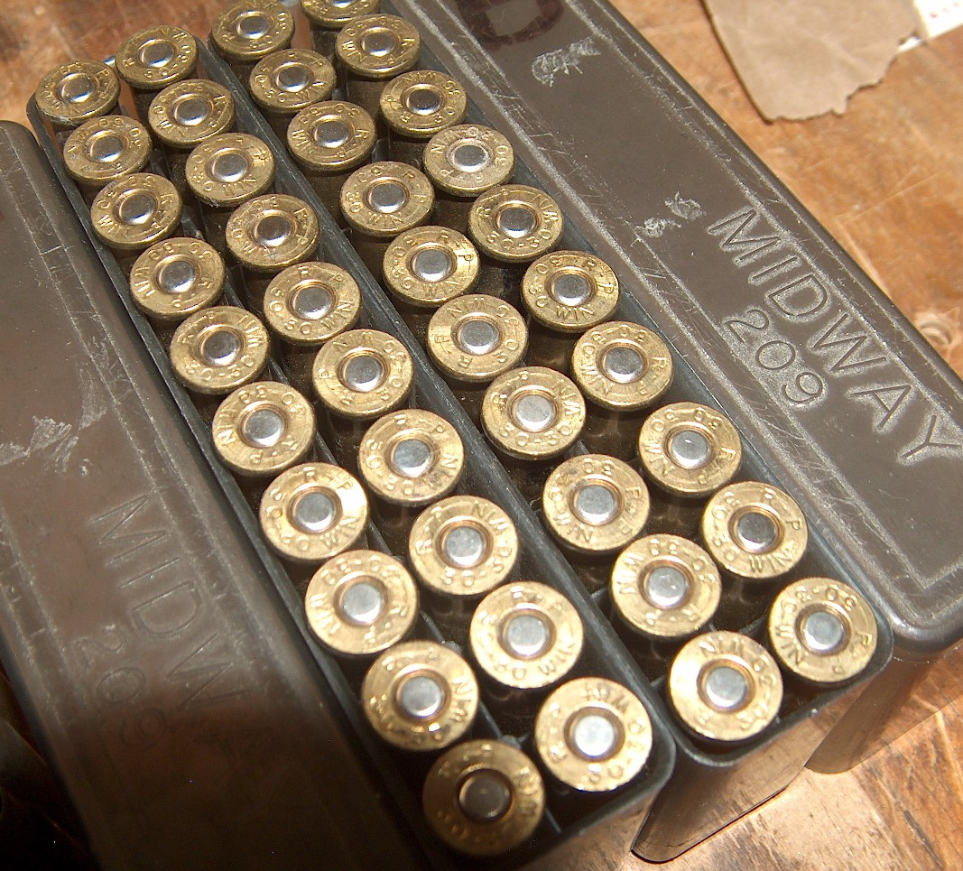R-P 30-30 Brass, 80 Cases used. 40 Primed, 40 with fired Primers .30-30 ...
