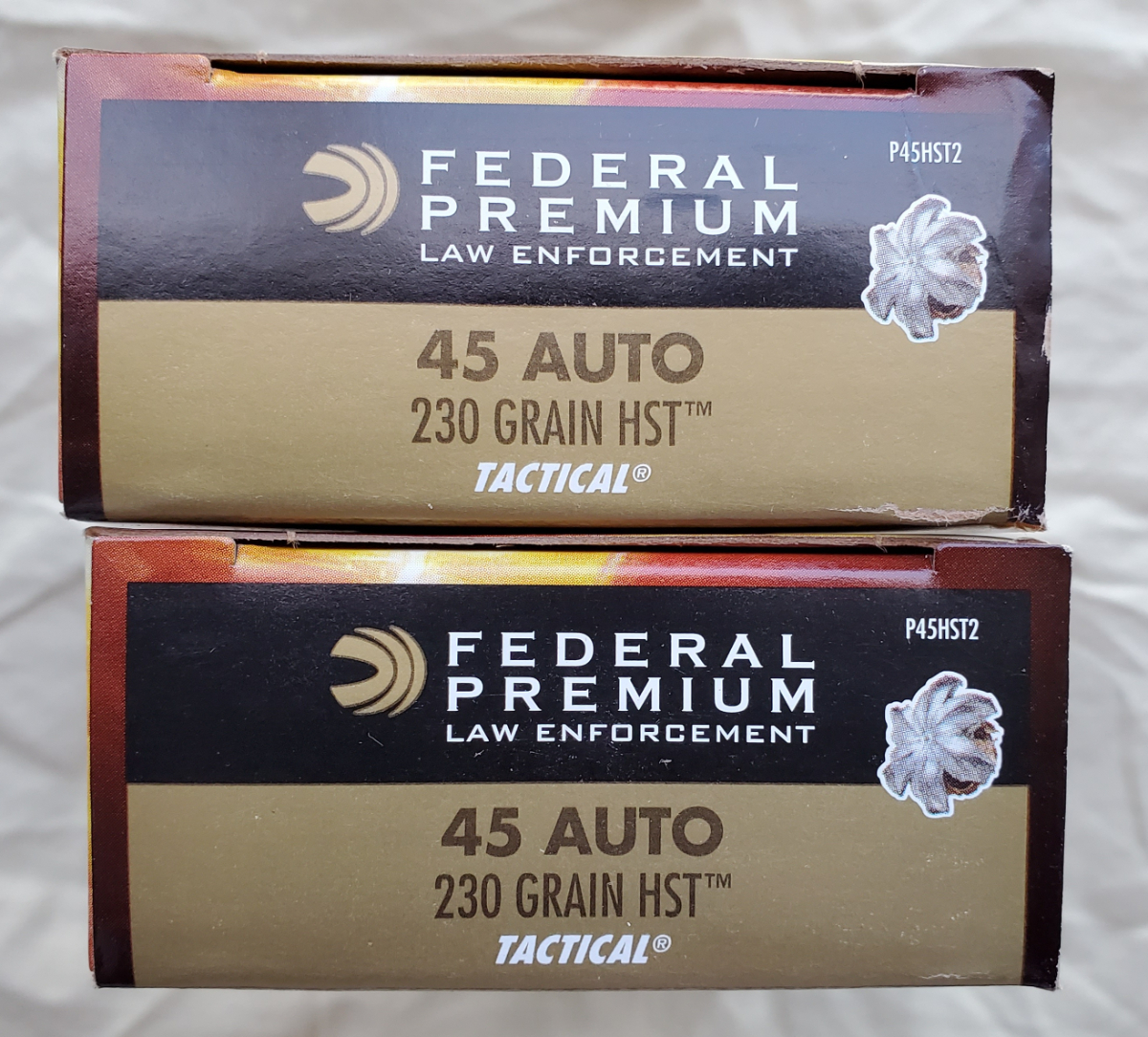 Federal Premium Ammunition 100 Rounds 45 Auto Federal Hst 230gr Hp ...