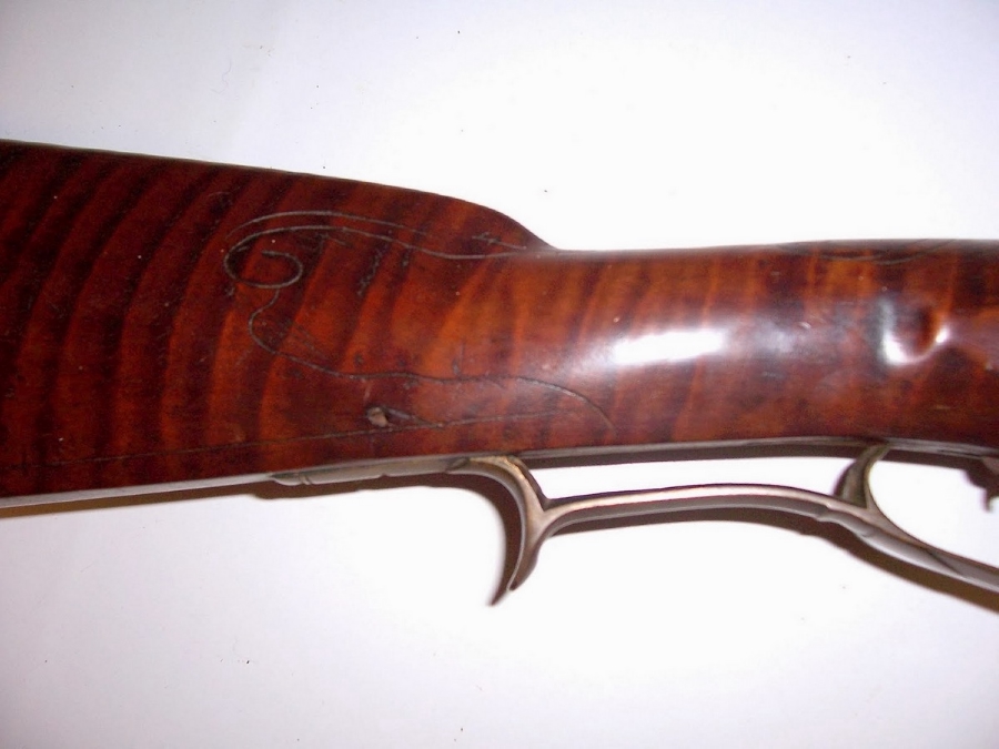 Old Full Stock Kentucky Rifle Old Full Stock Percussion Kentucky Rifle ...