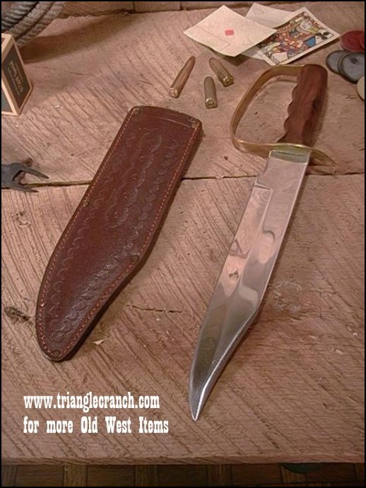 Vintage Looking Bowie W Ith Sheaf Knife D-Guard Bo For Sale at ...