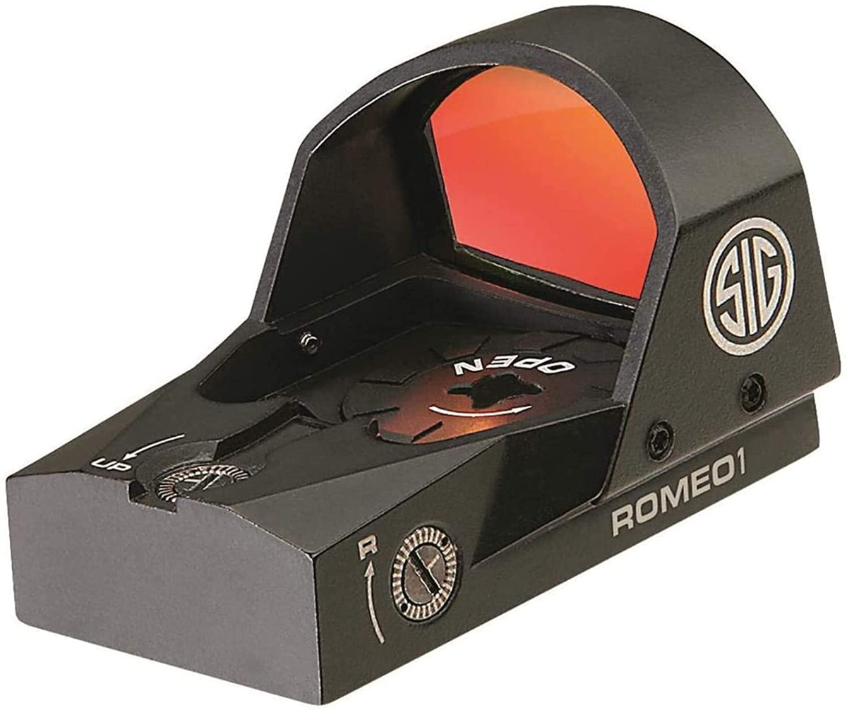 SIG SAUER ROMEO1 Reflex Sight 1X30mm BLACK MOA Red Dot SOR11600 NEW ...