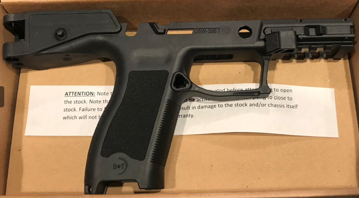 SIG/B&T USW-M17/18 P320 GRIP MODULE w/Folding Brace SIG P320 9mm ...