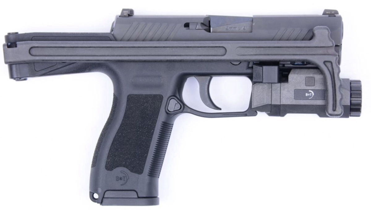 B&T USW-M17 P320 GRIP MODULE w/Folding Brace SIG P320 9mm FullSize ...