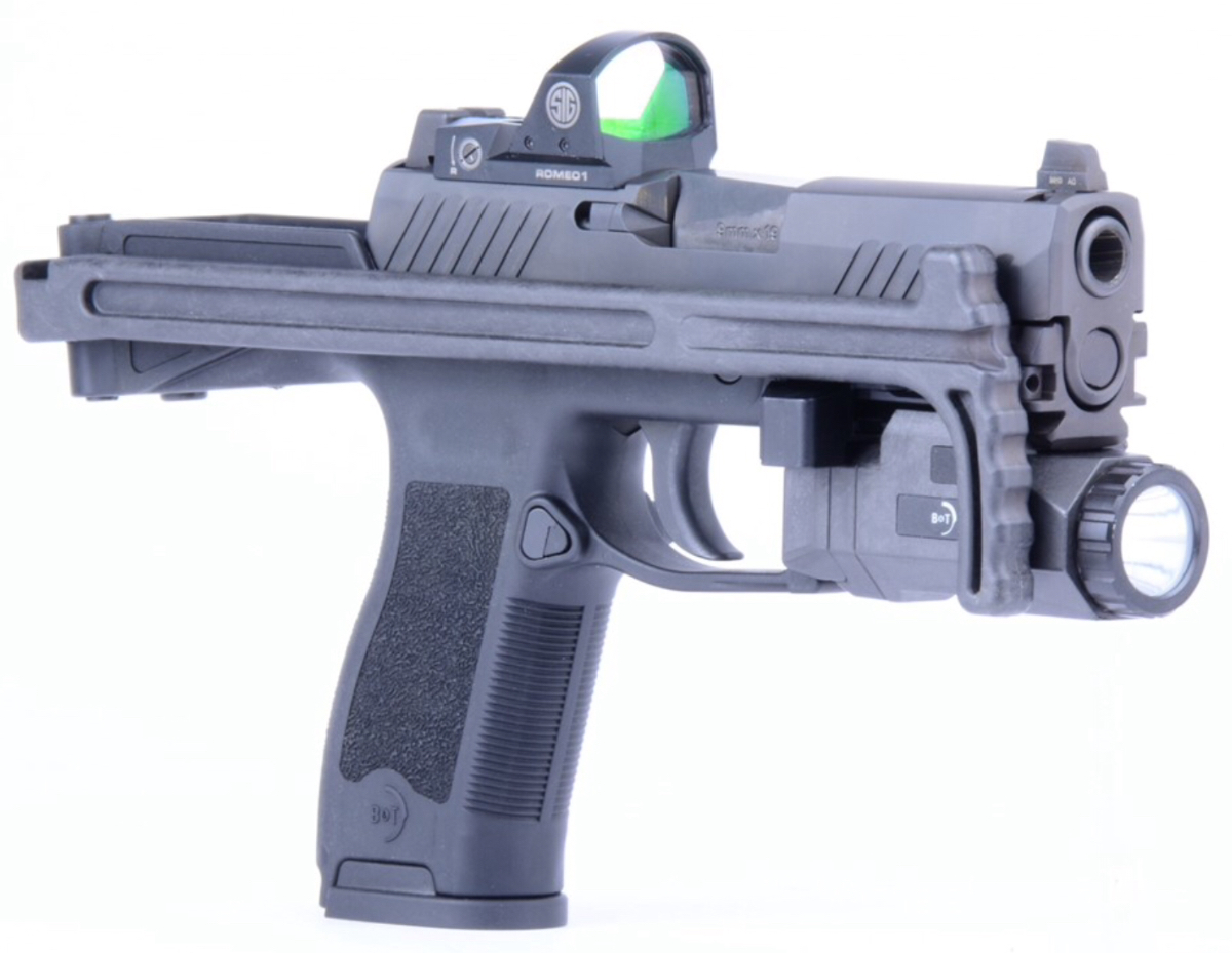 B&T USW-M17 P320 GRIP MODULE w/Folding Brace SIG P320 9mm FullSize ...