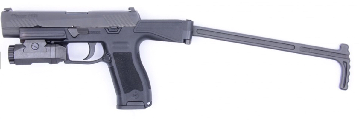 Brugger & Thomet B&T USW-M17 P320 GRIP MODULE & Folding Brace SIG SAUER ...