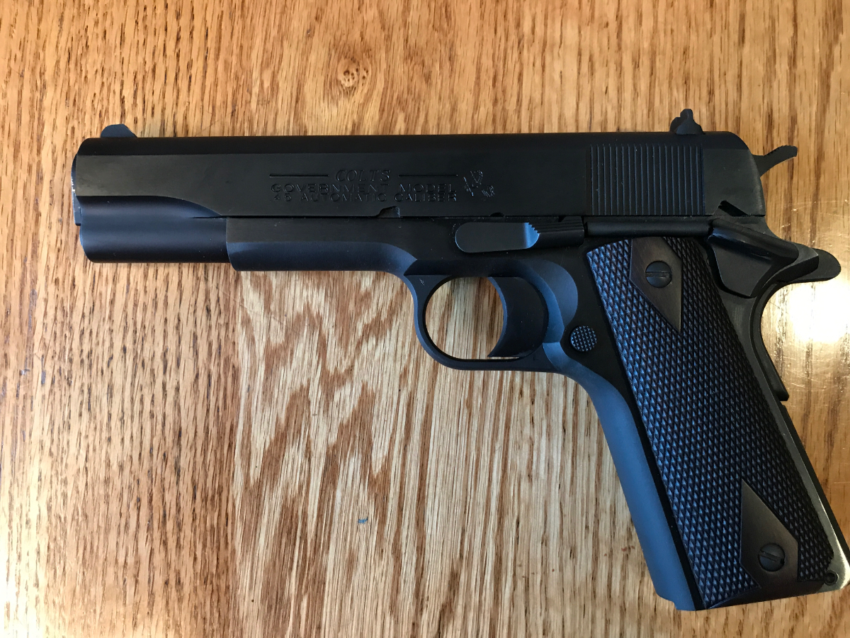 Colt 1911 Government Model 45ACP 5” Barrel Blue Finish Model 0