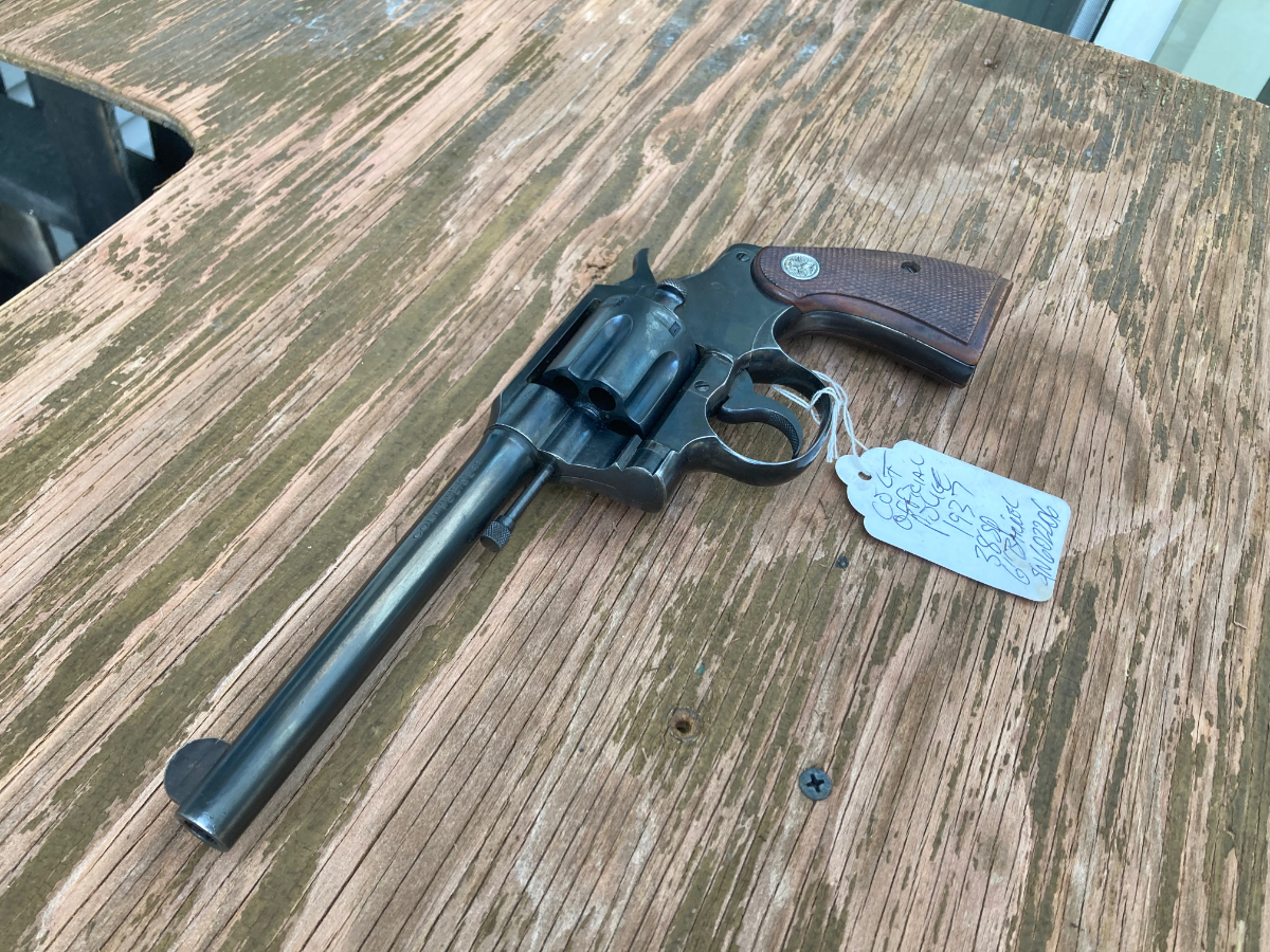 Colt Official Police Revolver Pre-War For Sale at GunAuction.com - 17098960