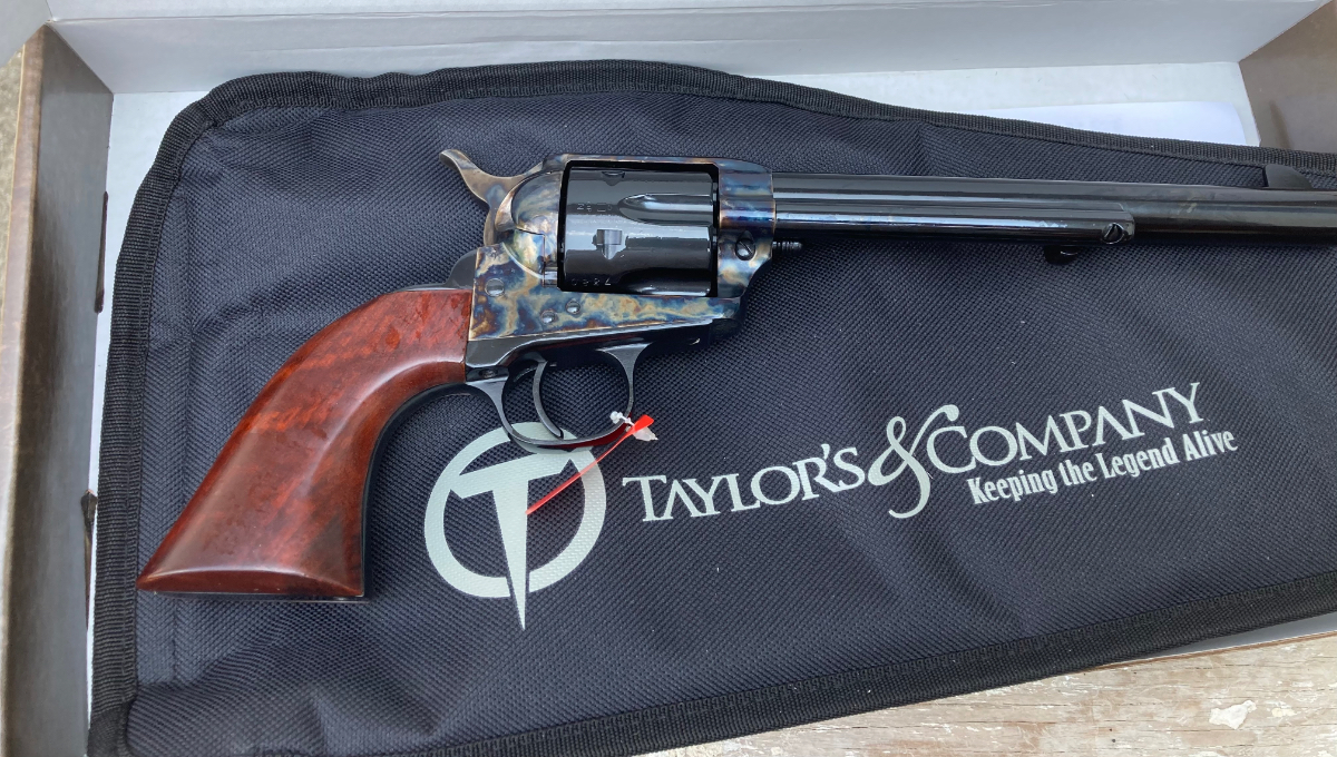 SAA 1873 Model Beautiful Uberti Cattleman Case-Hardened Revolver .45 ...