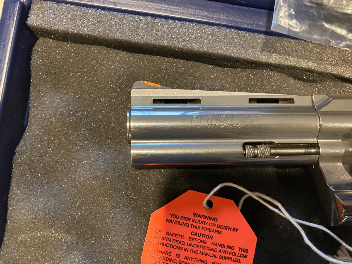 Colt Python Stainless 4 1/2 Inch For Sale at GunAuction.com - 17318673